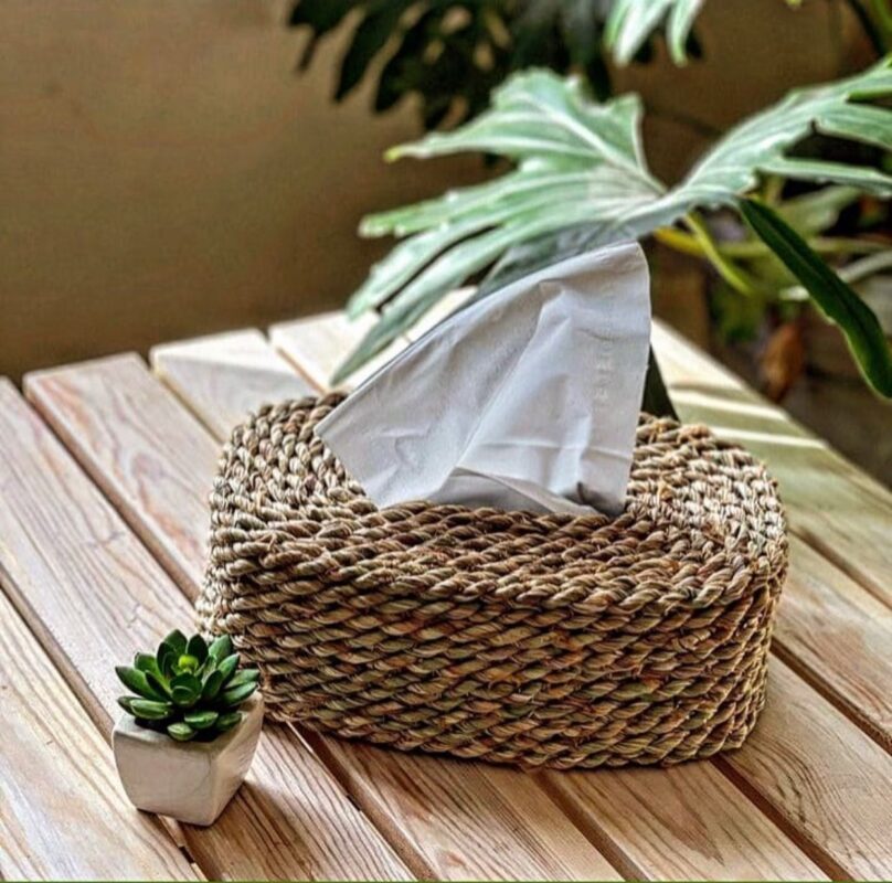 Buy now the best halfa tissue box to add natural style coccarohome